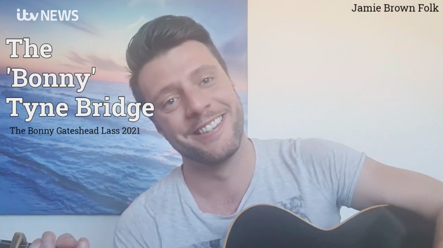 Gateshead folk singer performs ditty about “scabbed and crusty” state ...