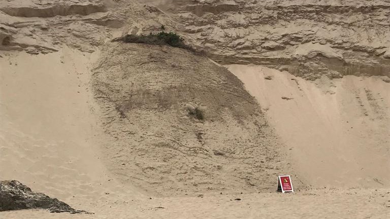 Fresh warnings issued to Newquay beach-goers after sand dune collapse ...