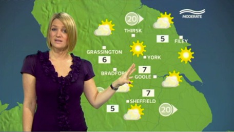 Lunchtime weather with Kerrie Gosney | ITV News Calendar