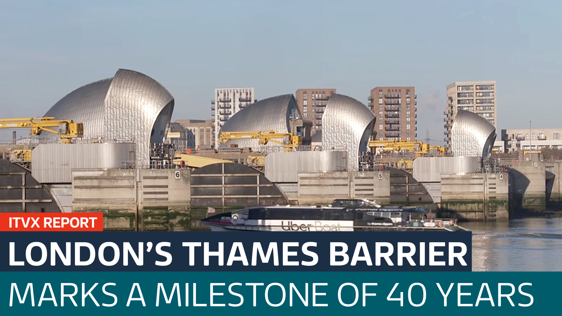 London's Thames Barrier celebrates 40 years - Latest From ITV News