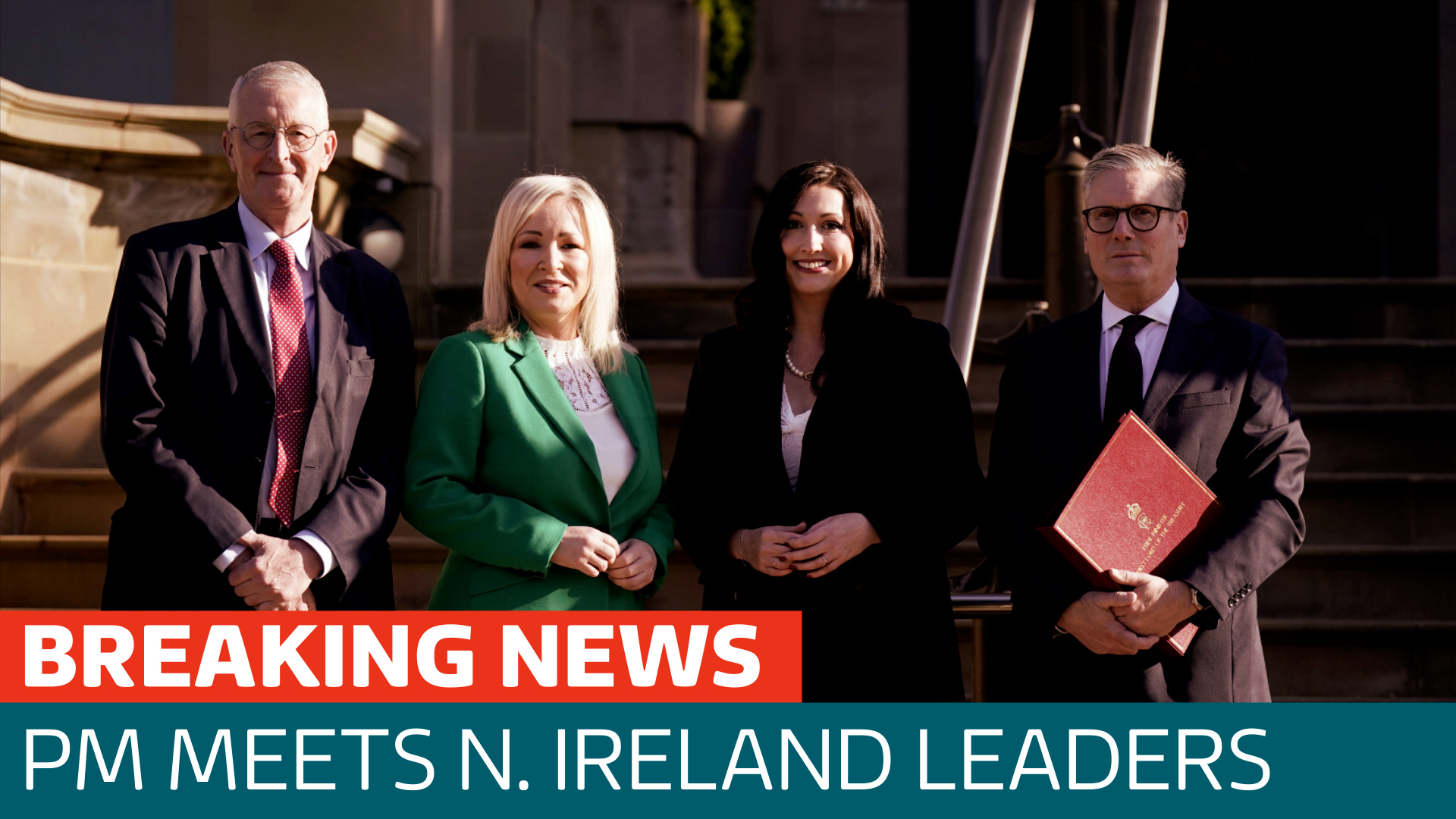 Prime Minister meets leaders in Northern Ireland - Latest From ITV News
