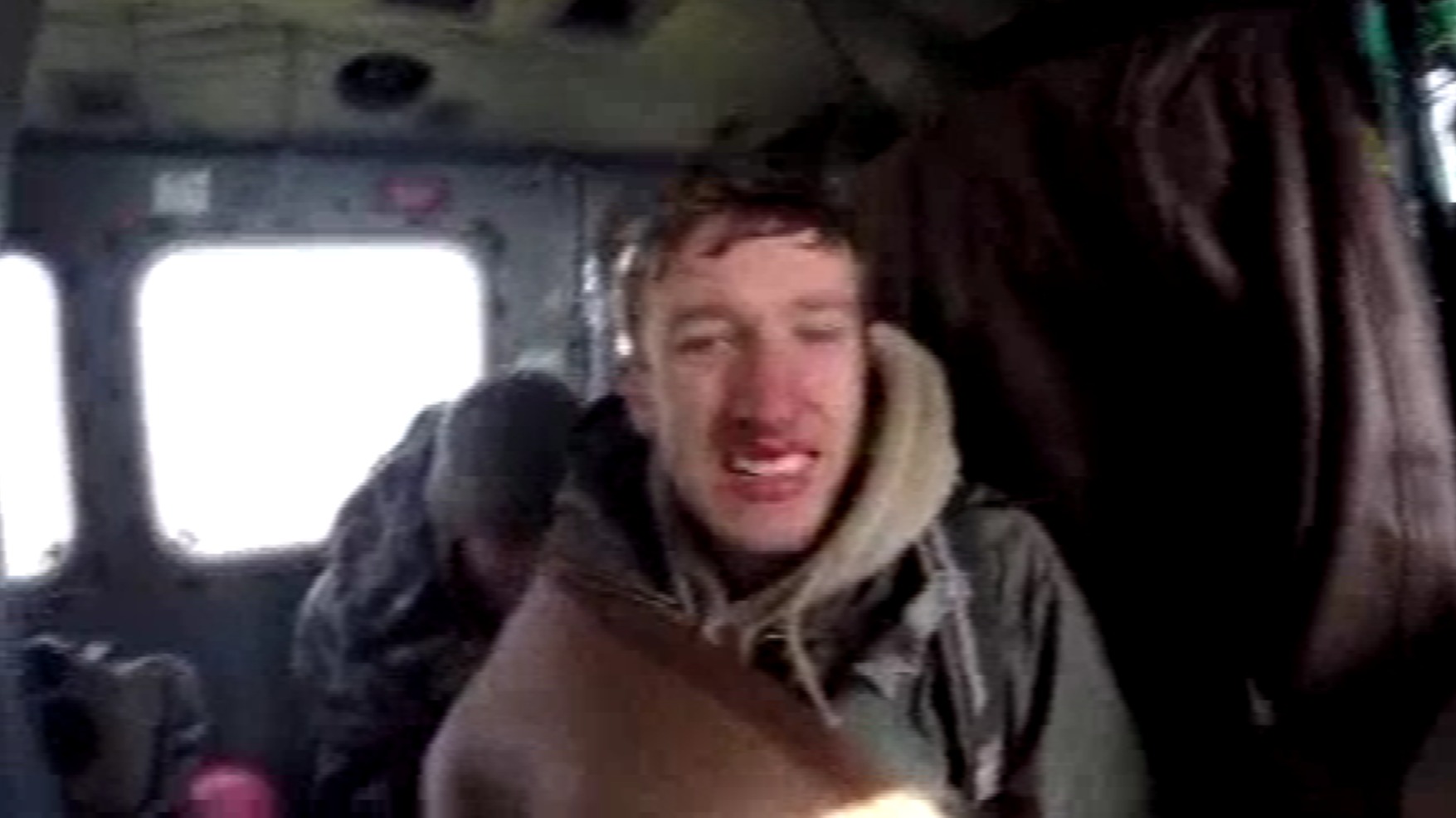 Incredible moment British student is rescued from mountain where he was ...