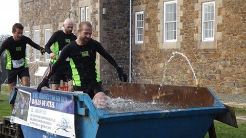 120 challengers complete 'Balls of Steel' endurance race | ITV News Channel