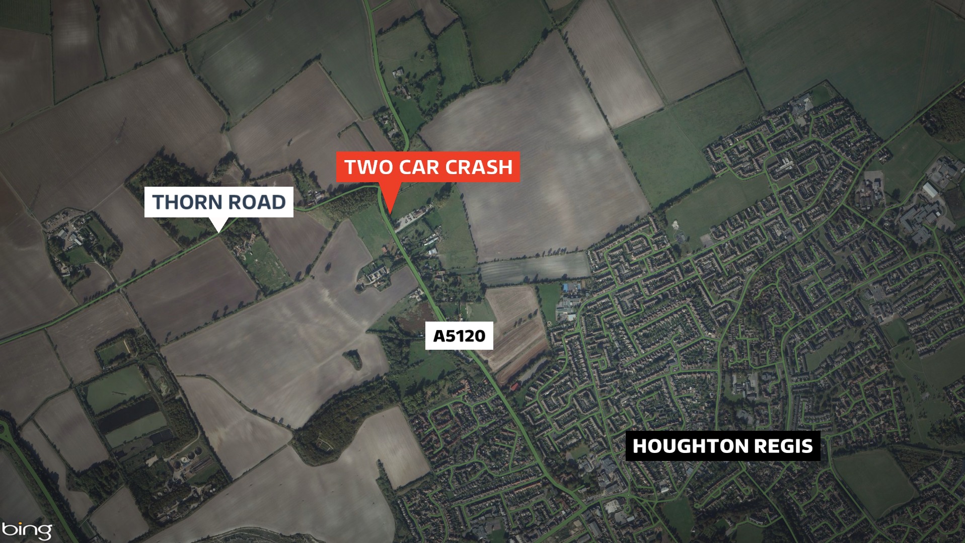 Woman and three young children injured in crash near rugby club | ITV ...