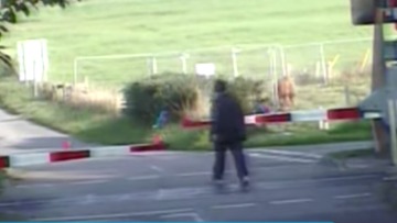 Shocking footage shows near-misses at level crossings | ITV News Central