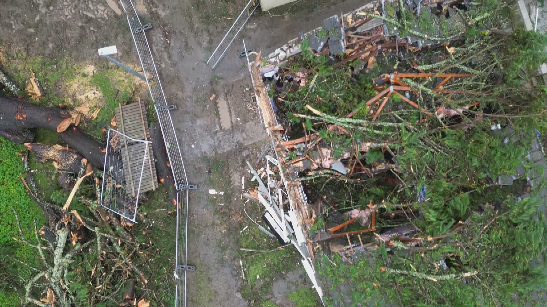 'We have lost everything': Family home in Falmouth destroyed by fallen ...