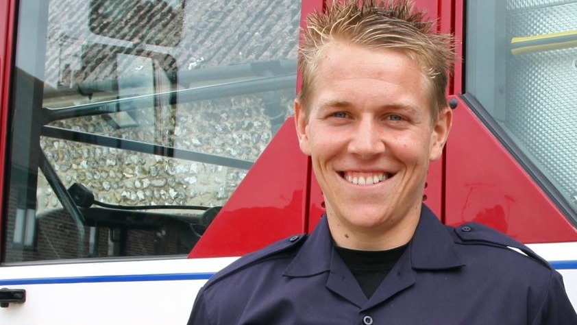 Off-duty firefighter saves player’s life during football match | ITV ...