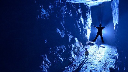 The world's longest underground zip line launches in Snowdonia | ITV ...