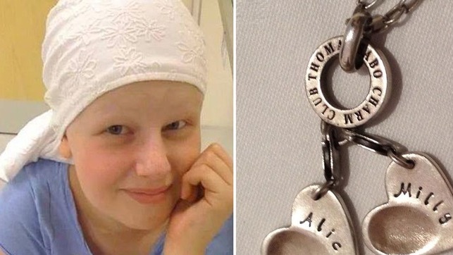 Precious necklace late cancer teen Alice Pyne gave to mum before she ...