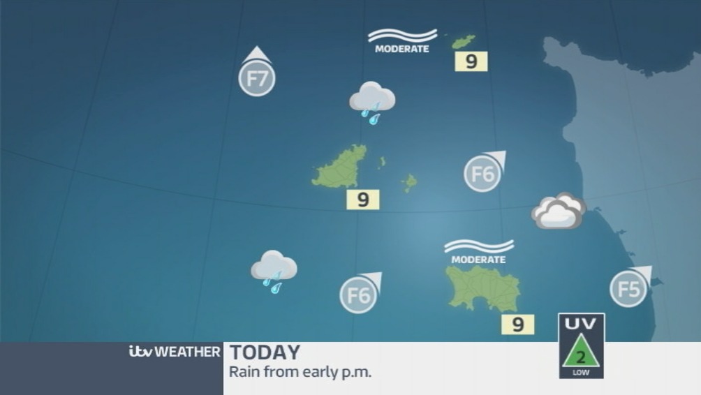 Guernsey flood warning in place this evening | ITV News Channel