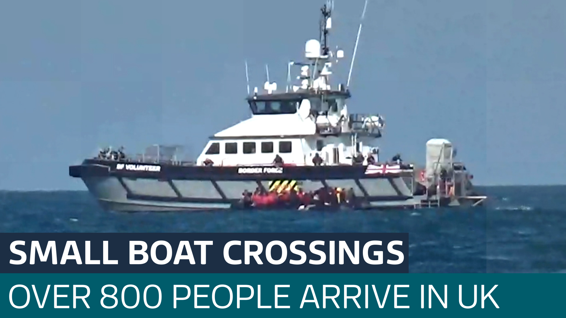 Over 800 migrants cross English Channel on Saturday, highest number ...