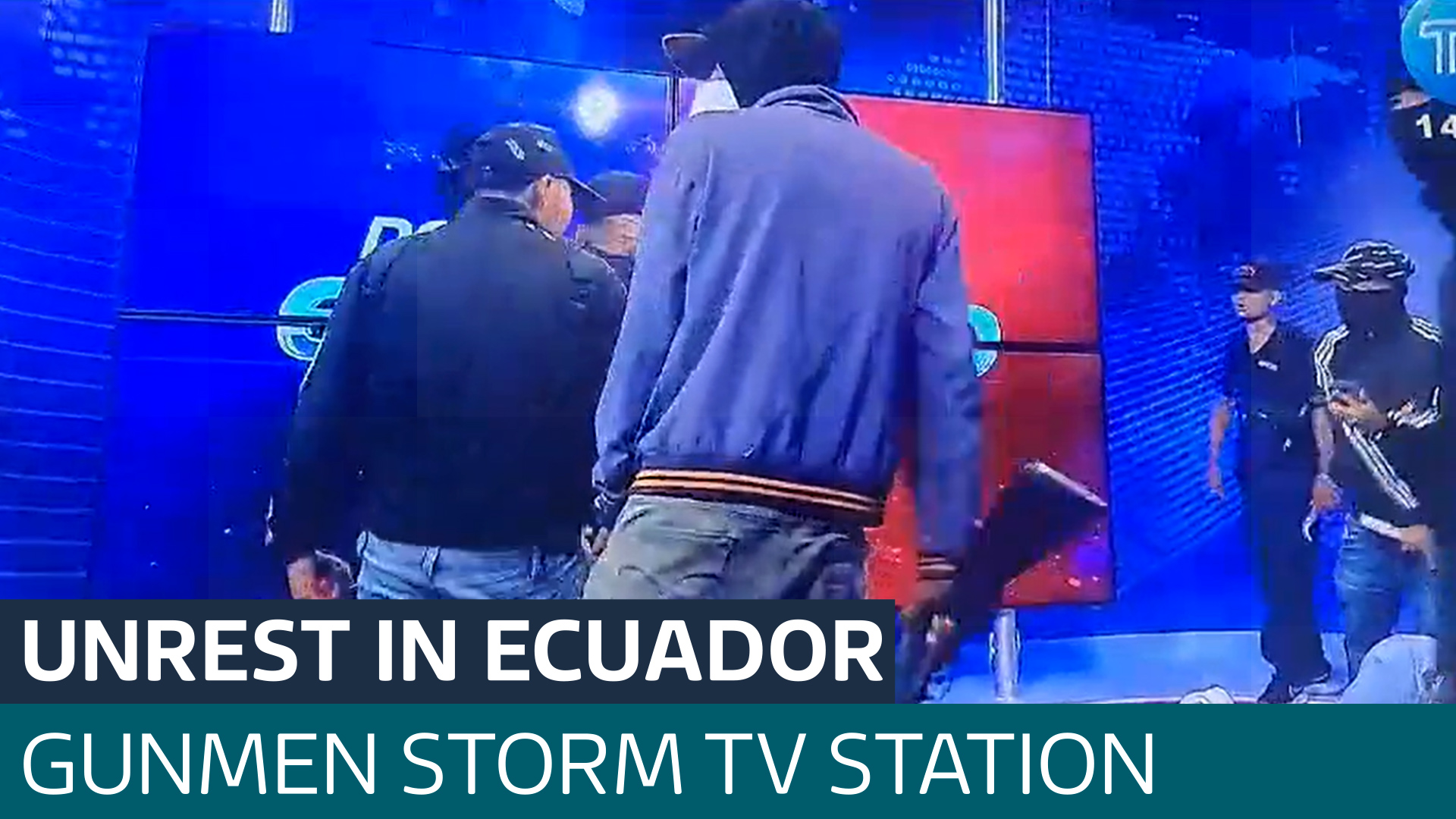 Gunmen storm TV studio live on air in Ecuador as country declares state ...