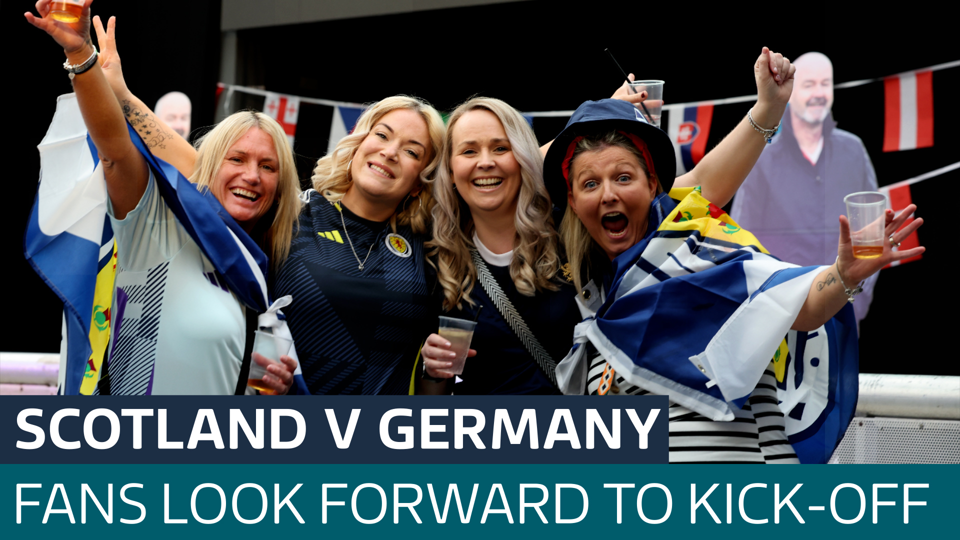 Atmosphere builds in Scotland ahead of Euro 24 opener against Germany ...