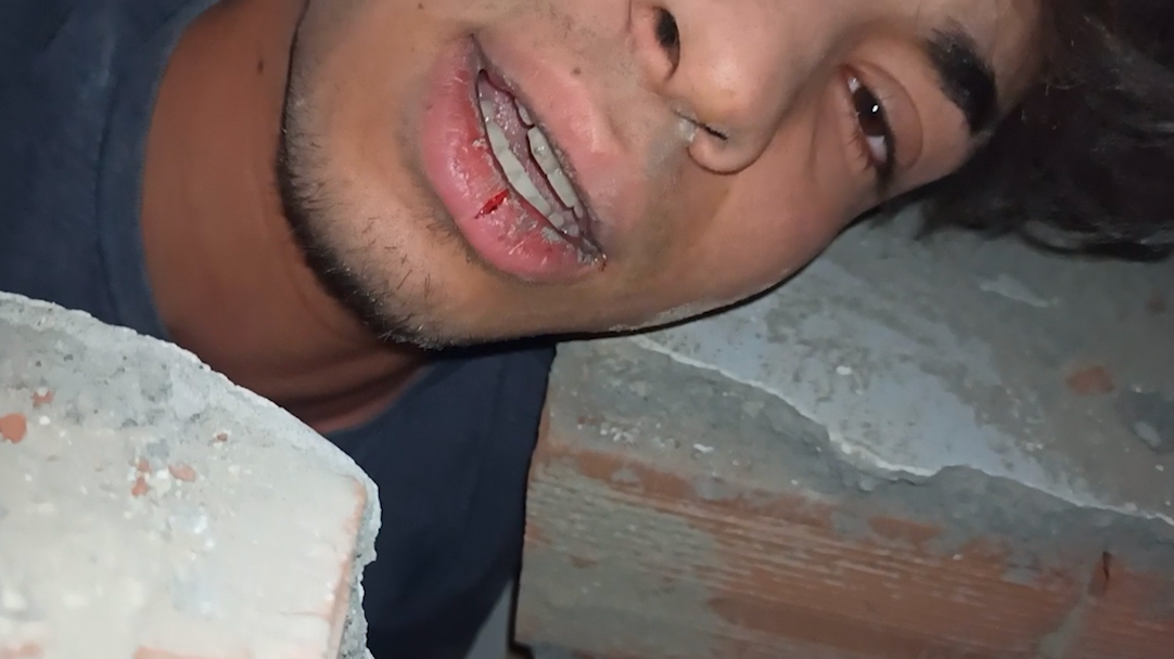 'We wake up shaking': Family who were trapped under rubble describe ...