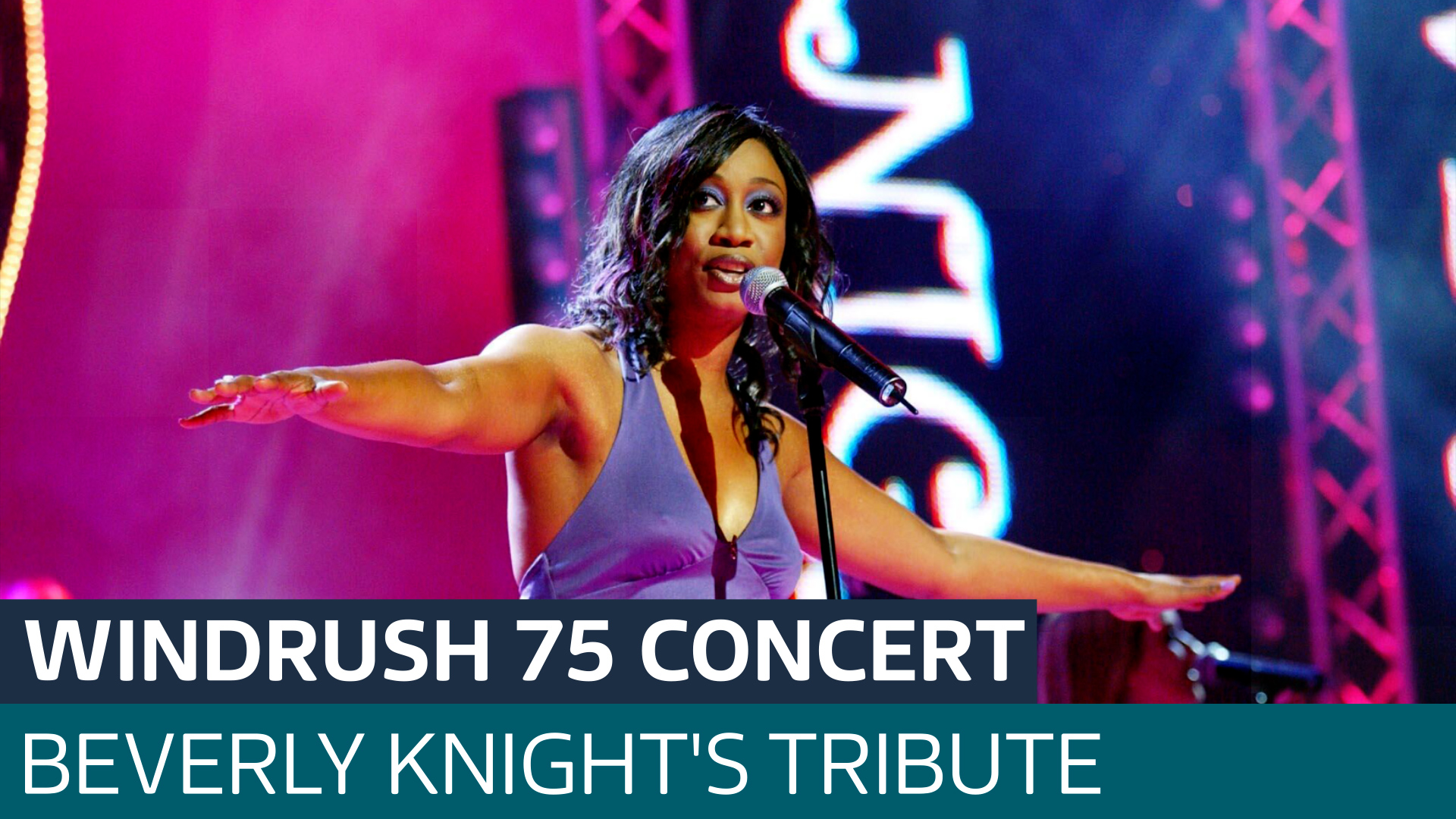 Beverley Knight's tribute to parents in Windrush 75 concert - Latest ...