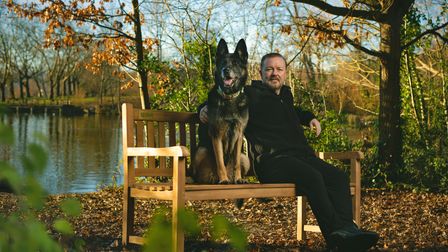 Laughter and tears with Ricky Gervais and a Liverpool park bench | ITV ...