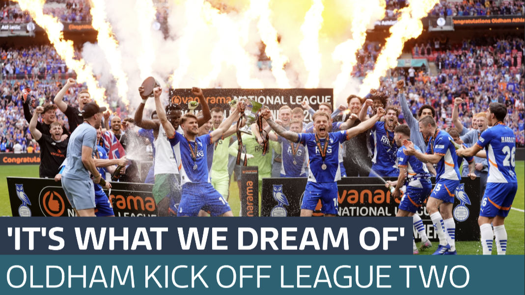 Oldham Athletic: Back in the big leagues after first promotion in 34 ...