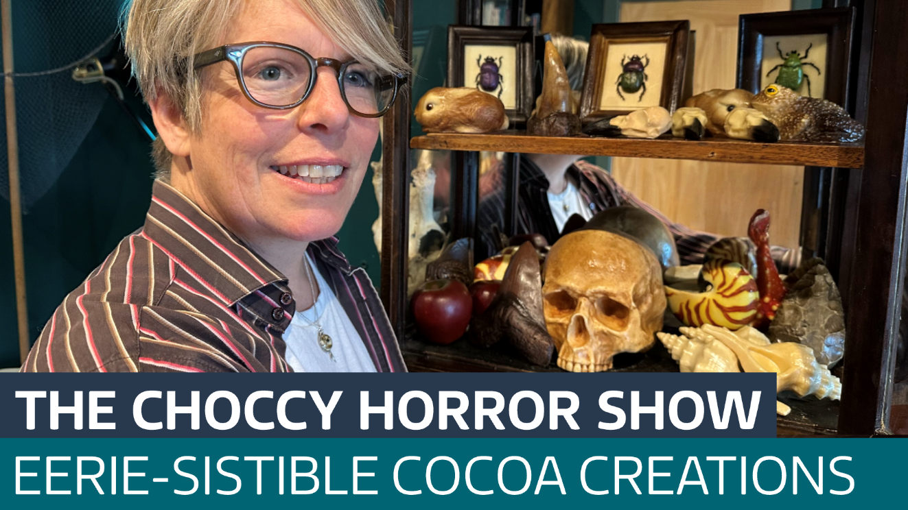 Chocolate artist makes kooky creations from cocoa - Latest From ITV News