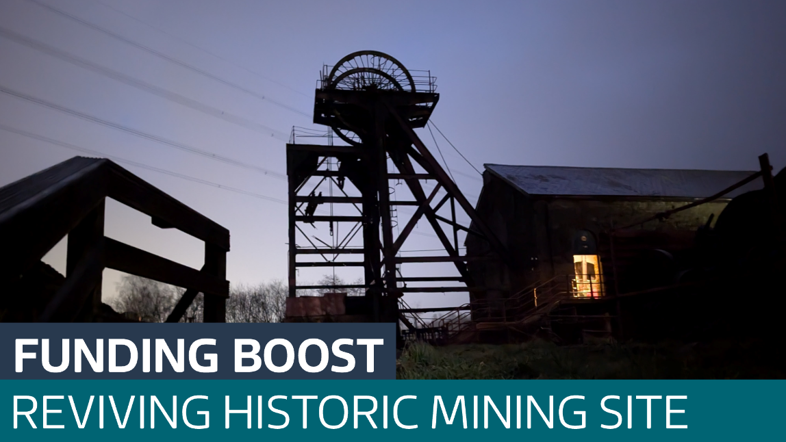 Funding boost ensures historic mining site revival - Latest From ITV News
