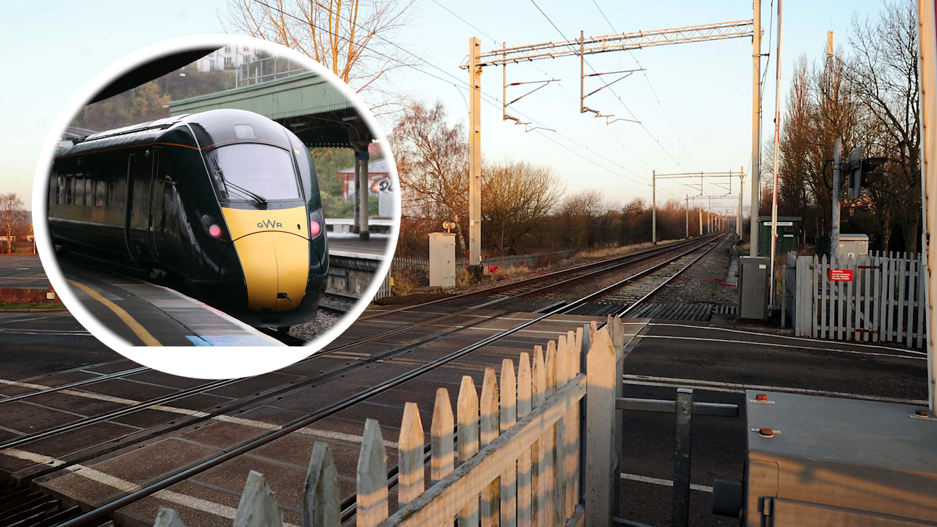 Children race over crossing in front of train travelling at '100mph' in ...