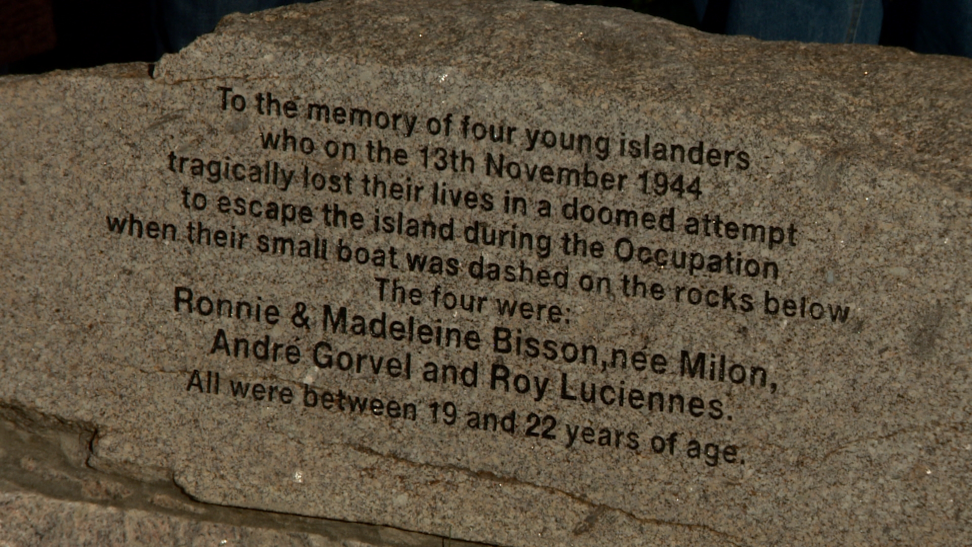 Memorial unveiled remembering four islanders who died escaping ...