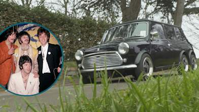 The six-wheeled Mini Cooper rumoured to have driven The Beatles as ...