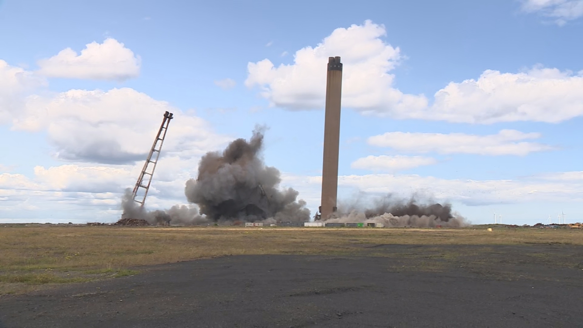 Watch as blast brings Redcar power station to ground as part of ...