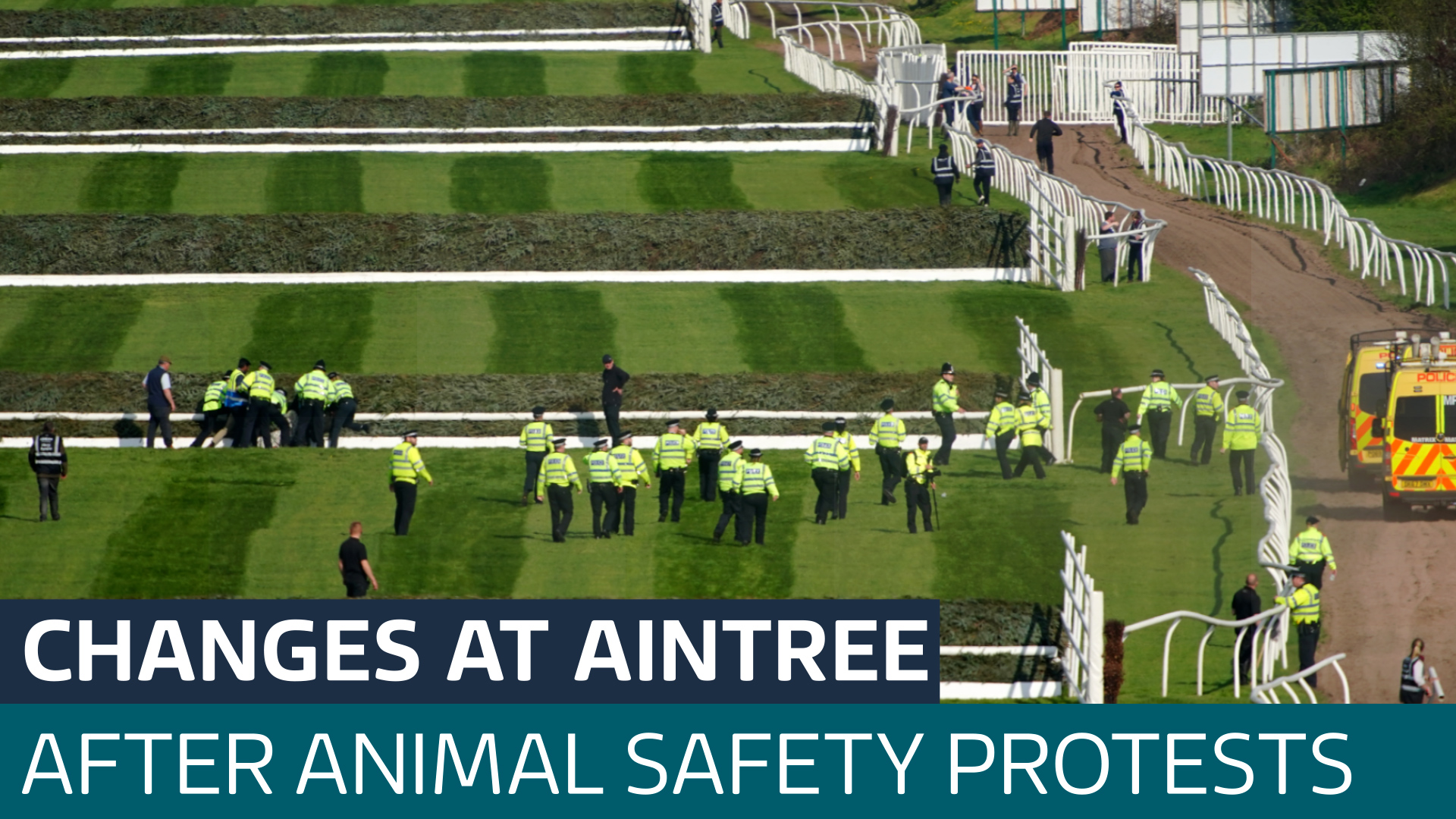 Changes made to Aintree racecourse to protect horses following protests ...