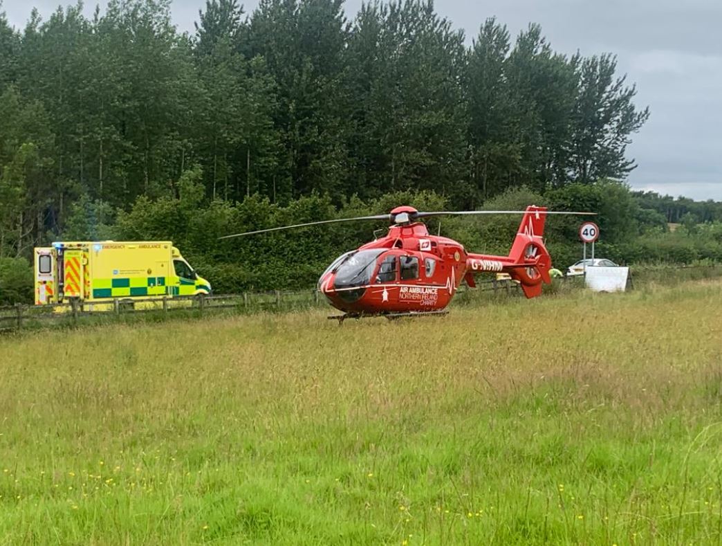 Three in hospital after Fermanagh cyclist crash | UTV | ITV News