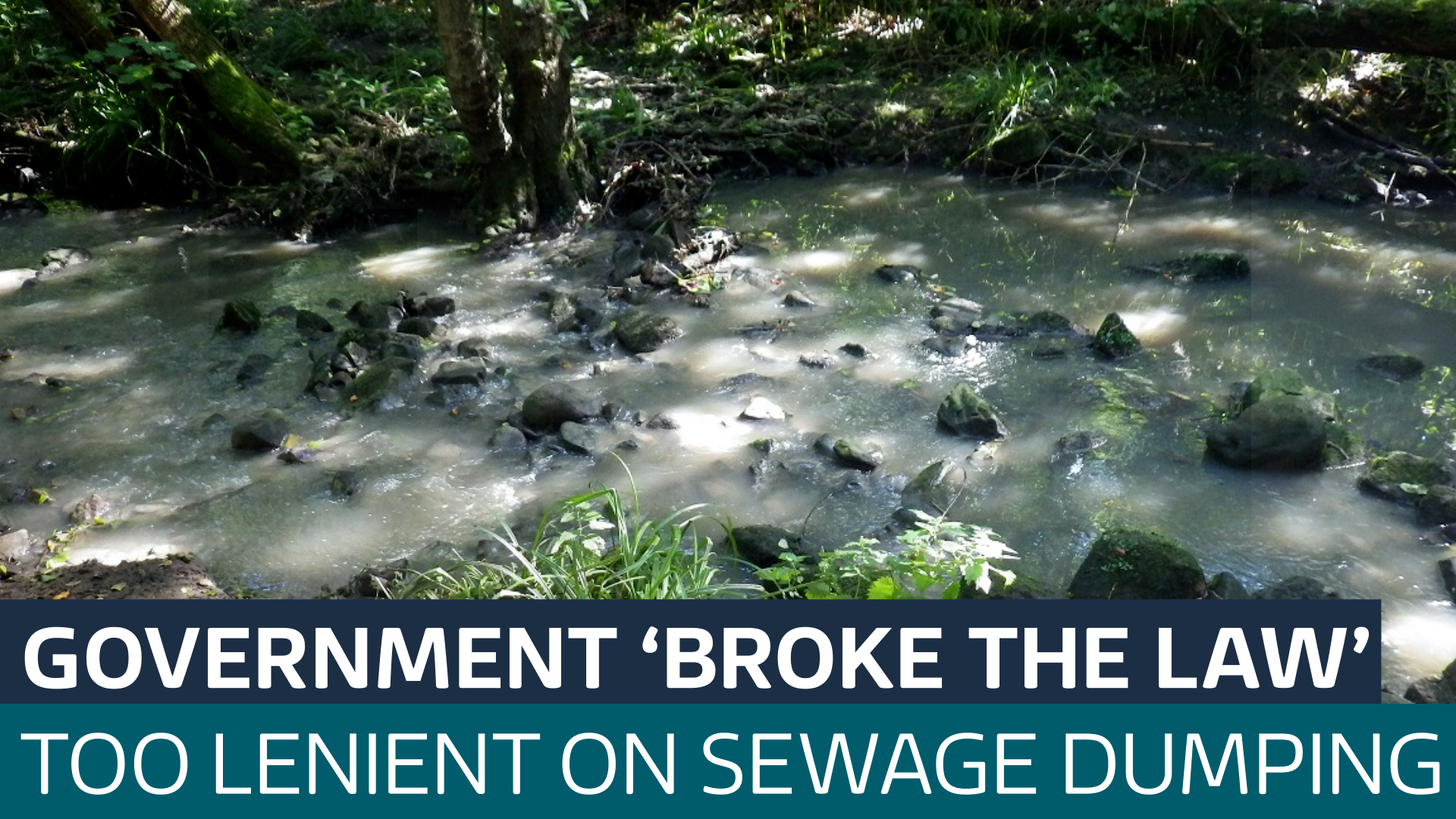 Government 'broke the law' by allowing water companies to dump sewage ...