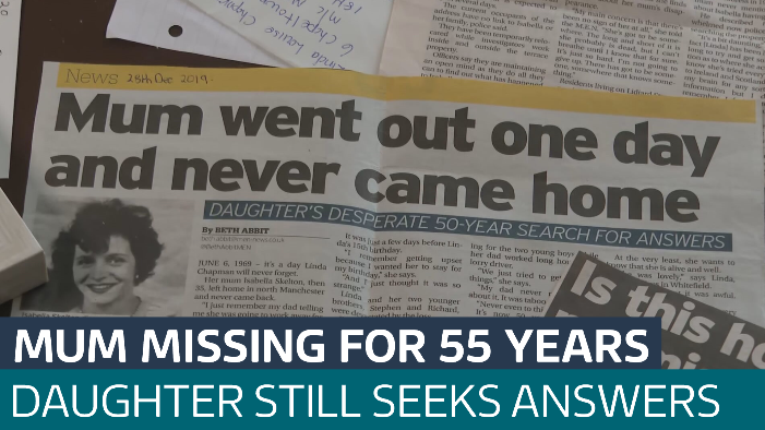 Daughter renews calls to find missing Mum last seen 55 years ago ...