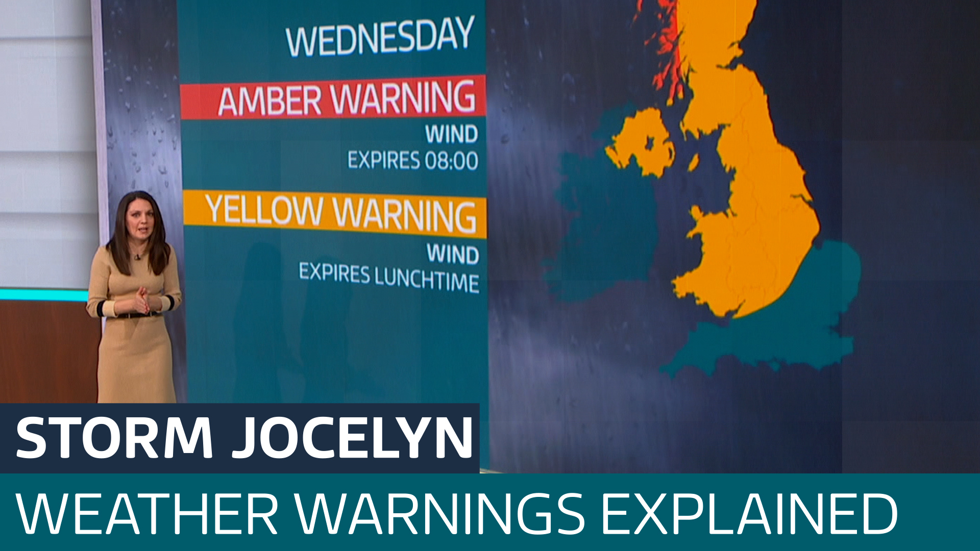 The latest weather warnings explained, as Storm Jocelyn heads towards ...