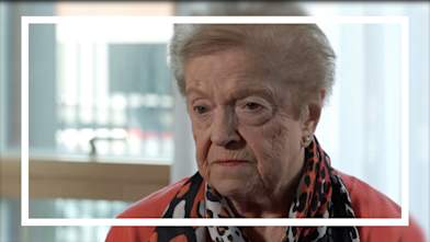 Auschwitz survivor Rachel Levy shares her experiences and gives a ...