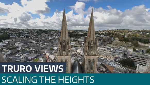 Watch our fantastic footage from Truro Cathedral's spires - Latest From ...