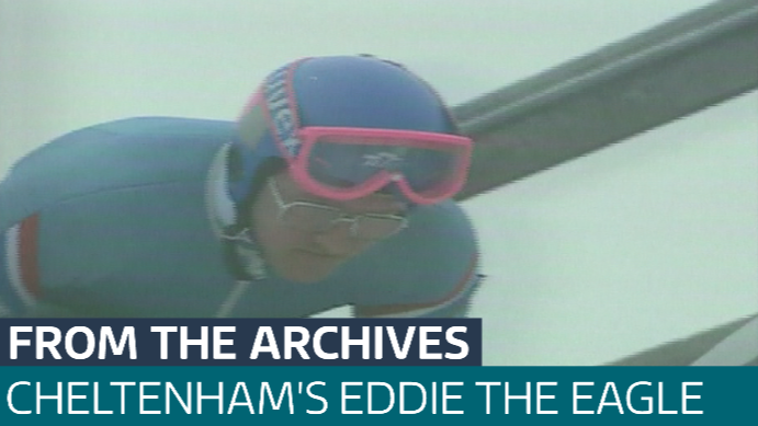 From the archives: Cheltenham's Eddie the Eagle - Latest From ITV News