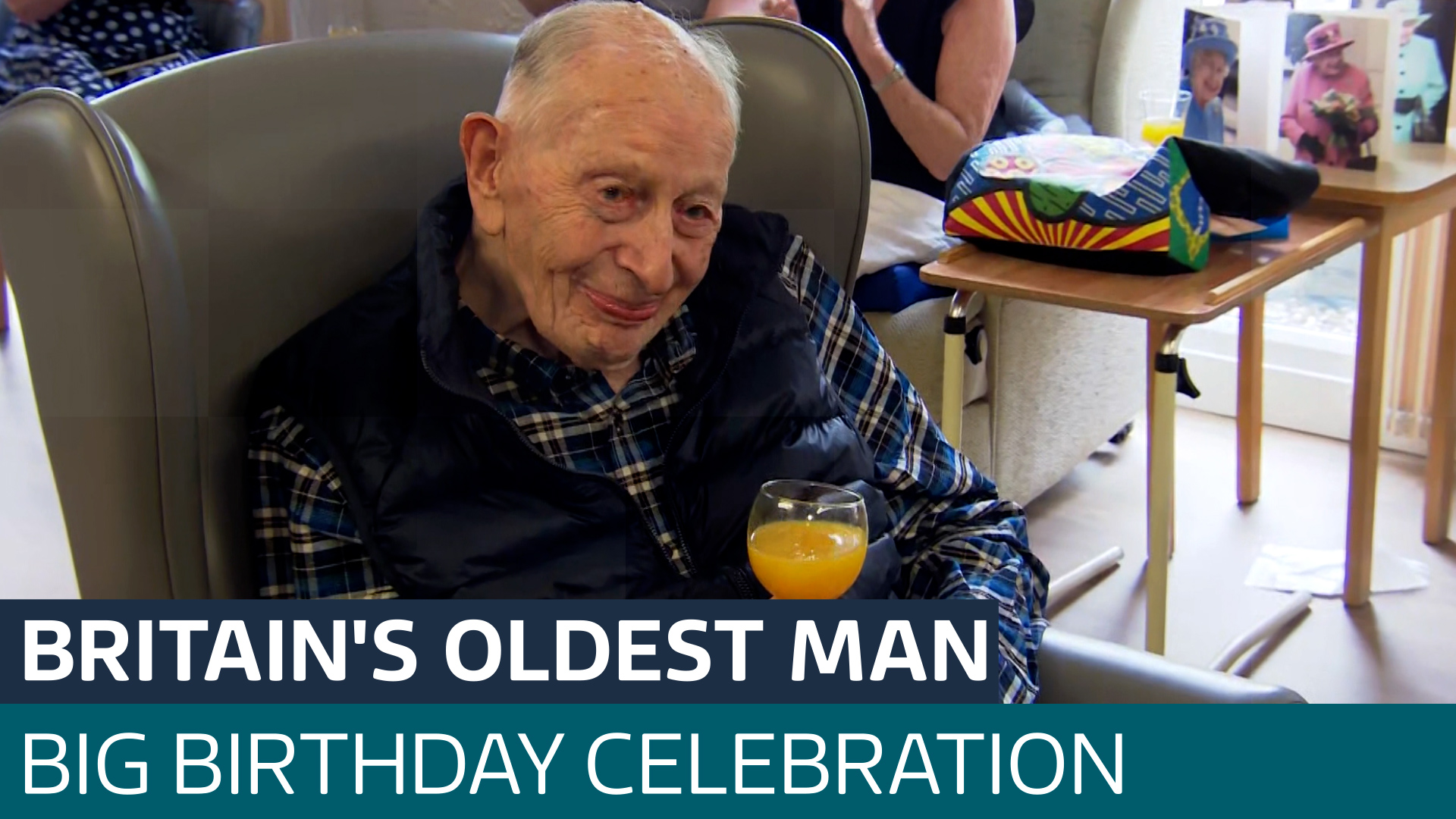 Britain's oldest man crowns 111th birthday with card from the King ...