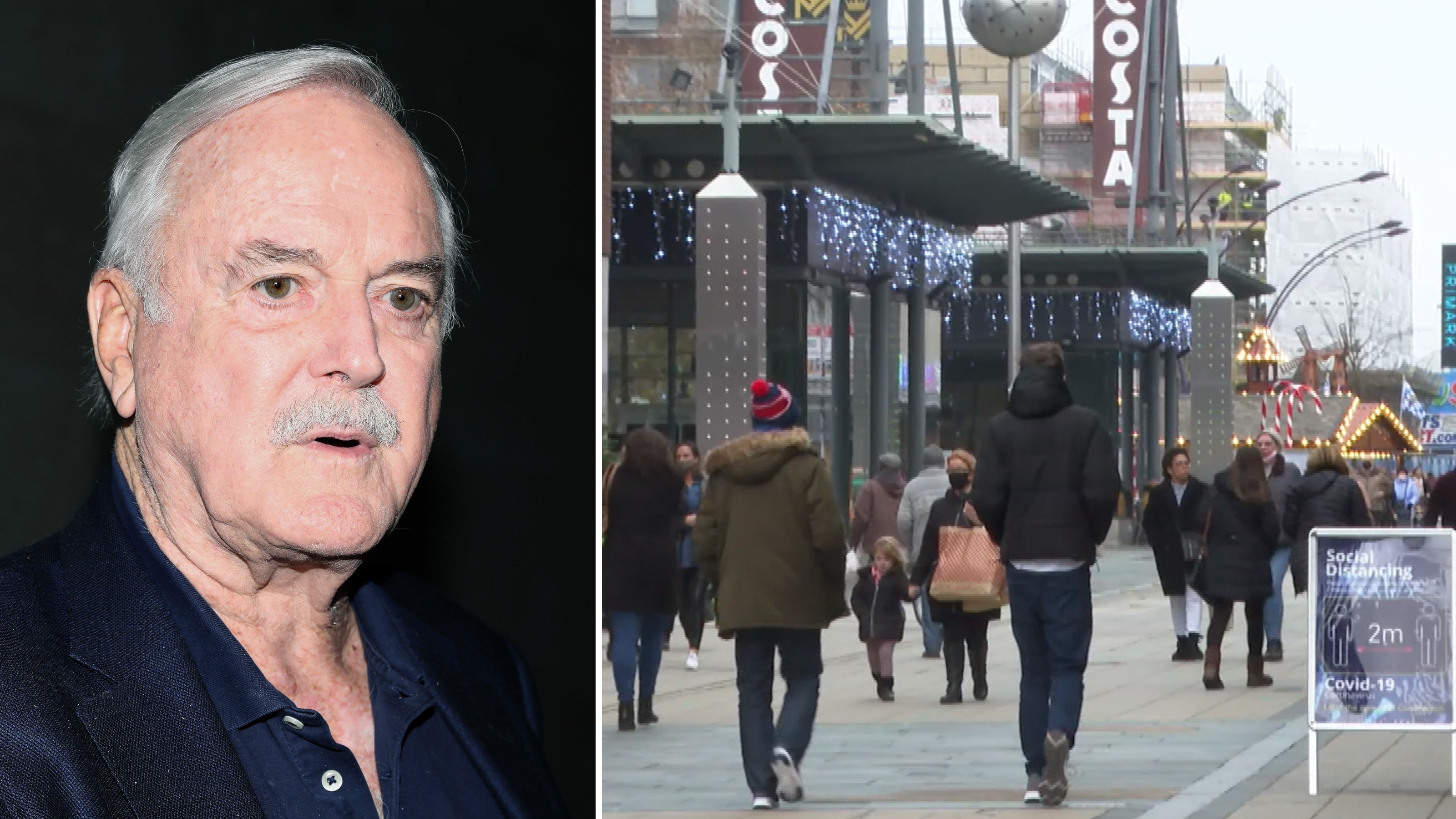 Actor and comedian John Cleese appeals to people of Essex to stay safe ...