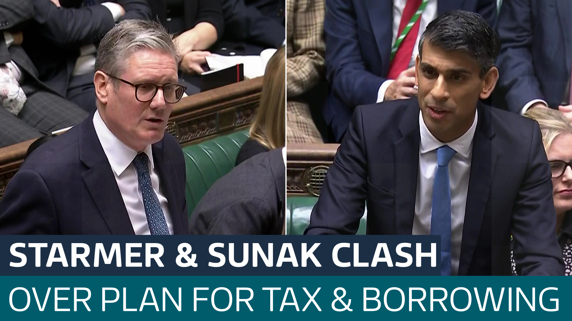 Sir Keir Starmer and Rishi Sunak go head-to-head in Prime Minister's Questions over the Budget ...