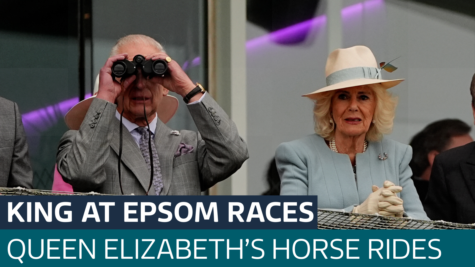 King Charles cheers on the late Queen's horse at Epsom Races - Latest ...