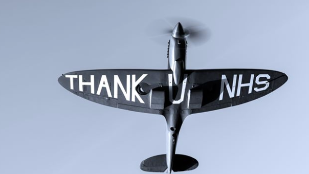 Special 'Thank U NHS' spitfire to fly over East Anglian hospitals | ITV ...