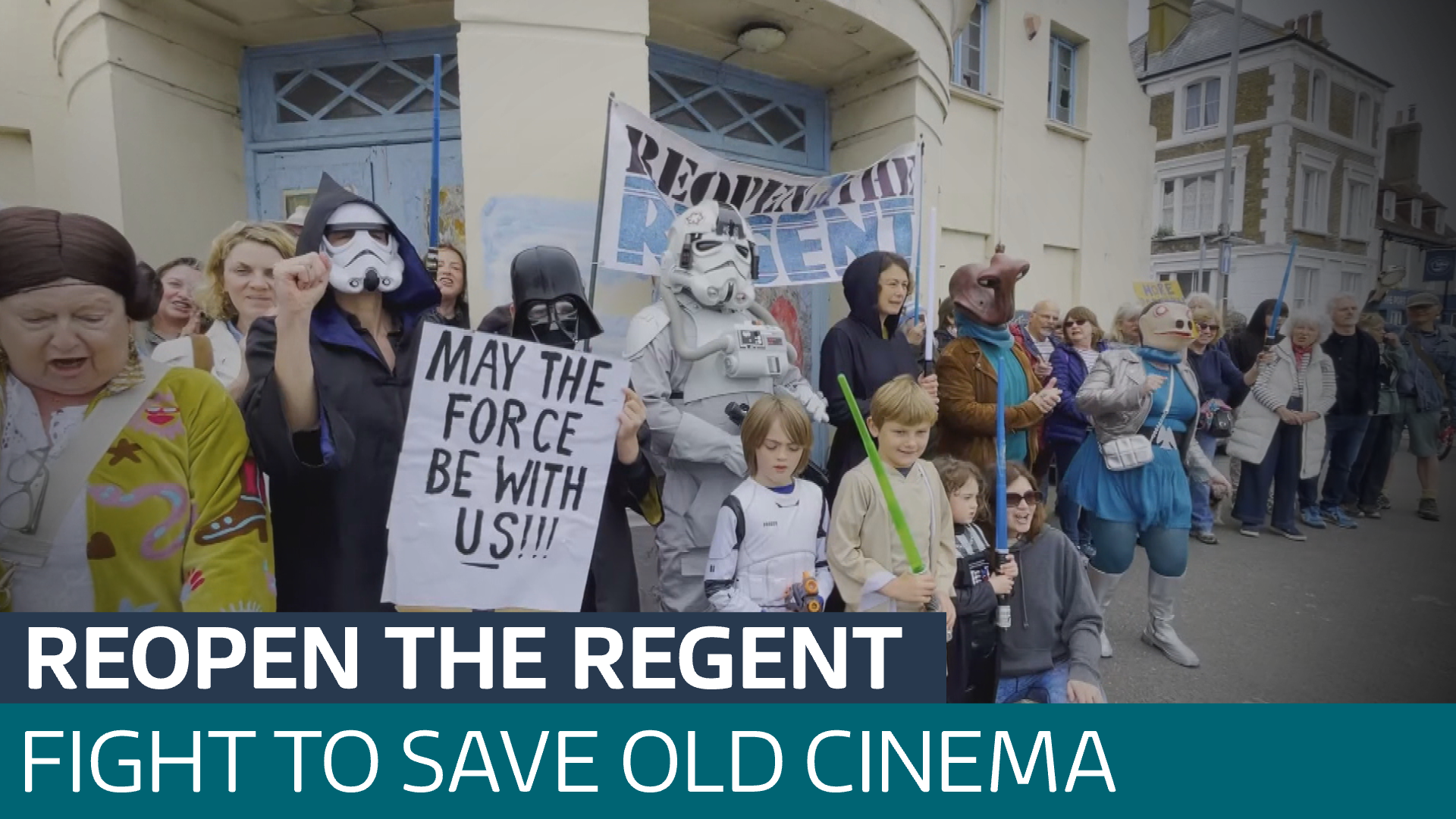 Campaigners stage Star Wars themed protest to save a cinema in Deal ...