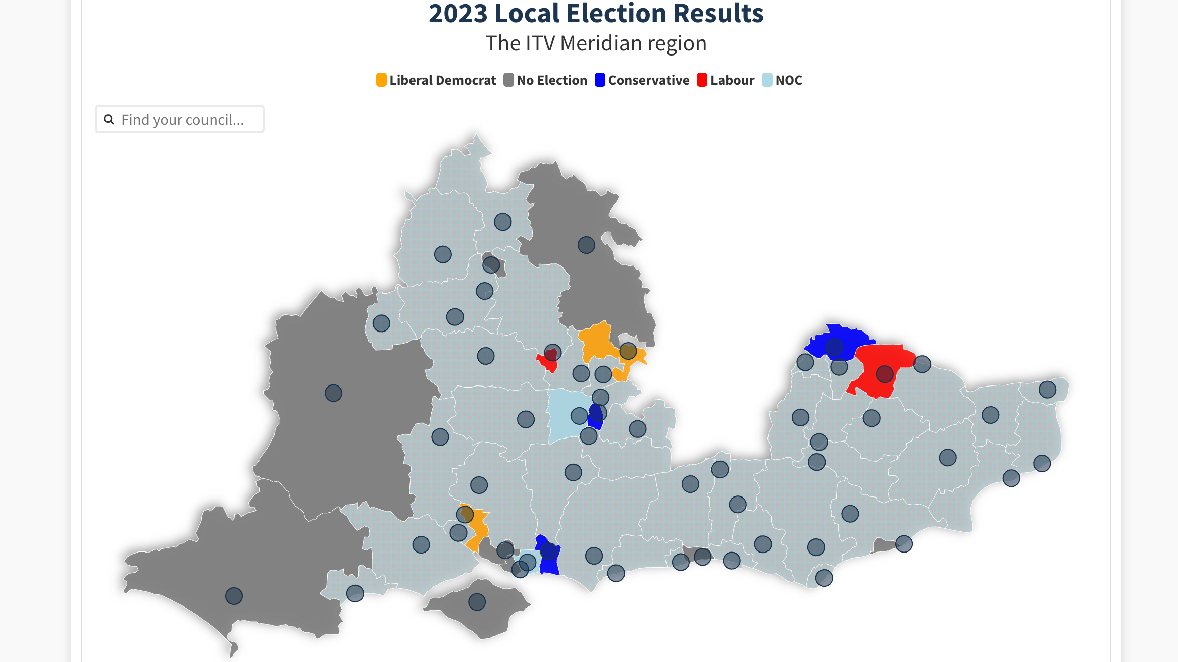 Local Elections 2023: Use our interactive map for results in your area ...