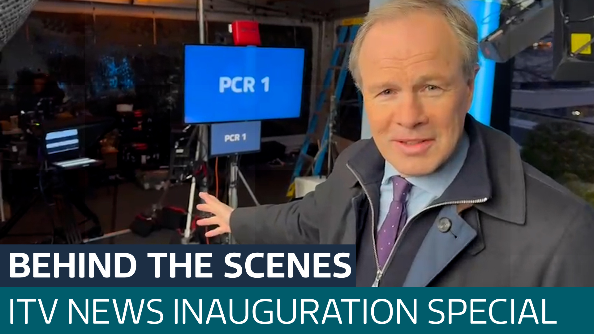 Behind the scenes of ITV News' inauguration coverage - Latest From ITV News