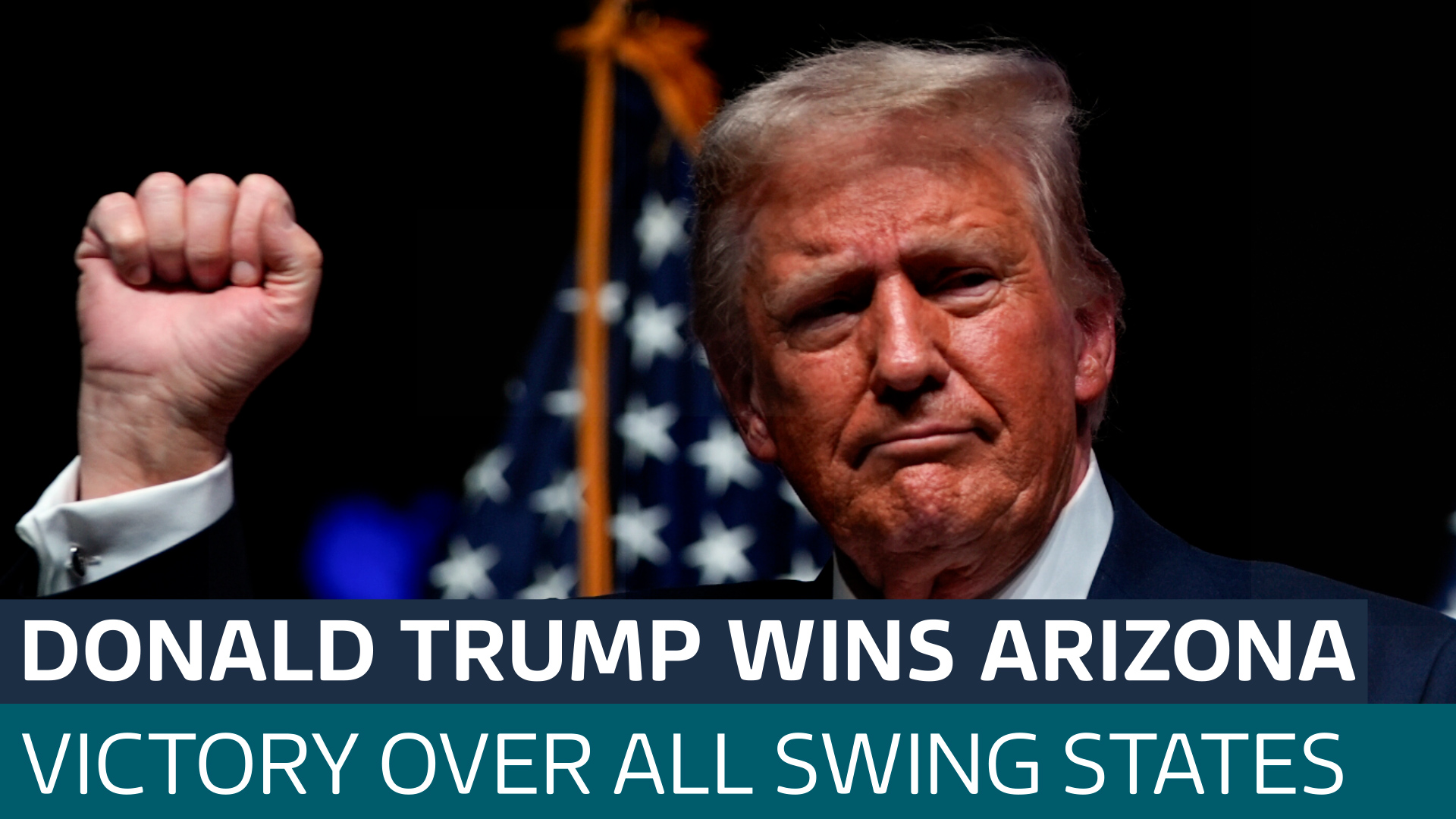 Donald Trump wins Arizona, claiming victory over all swing states in US ...