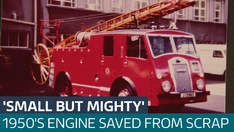 From saving lives to being saved: the vintage fire engine rescued from ...