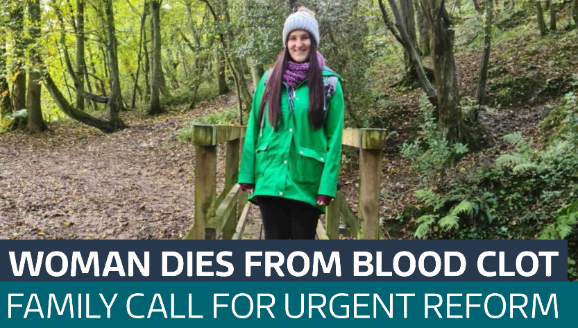 Bradford woman, 29, dies from blood clot - Latest From ITV News