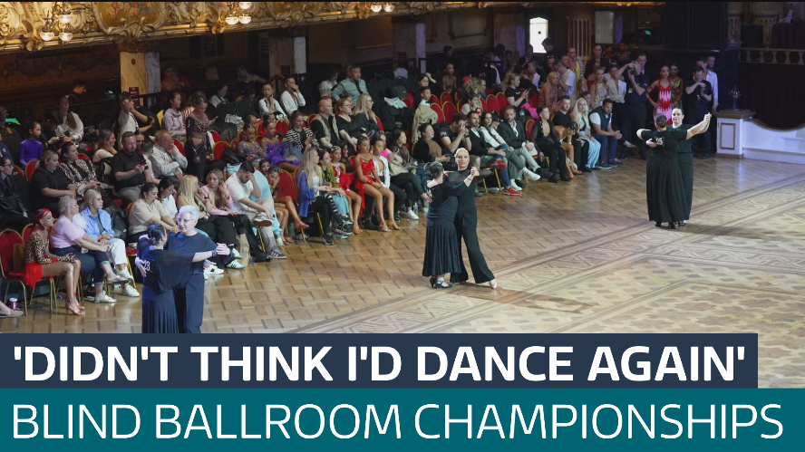 Blind dancers make debut at Blackpool's Tower Ballroom - Latest From ...