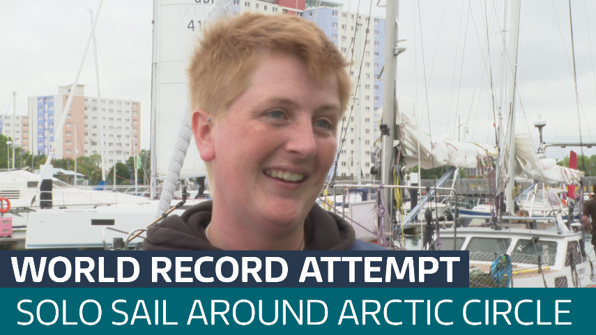 Ella Hibbert has set off on the 10,000 mile voyage - Latest From ITV News