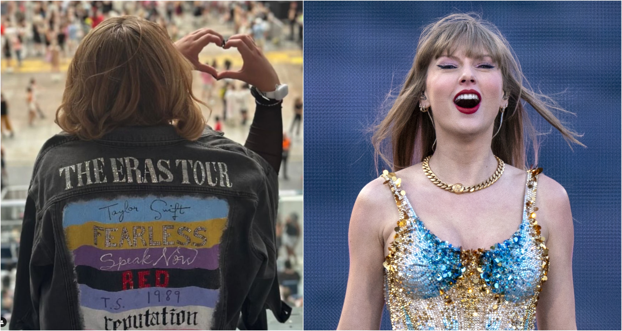 Eras tour jacket creates global Taylor Swift community as coat travels ...