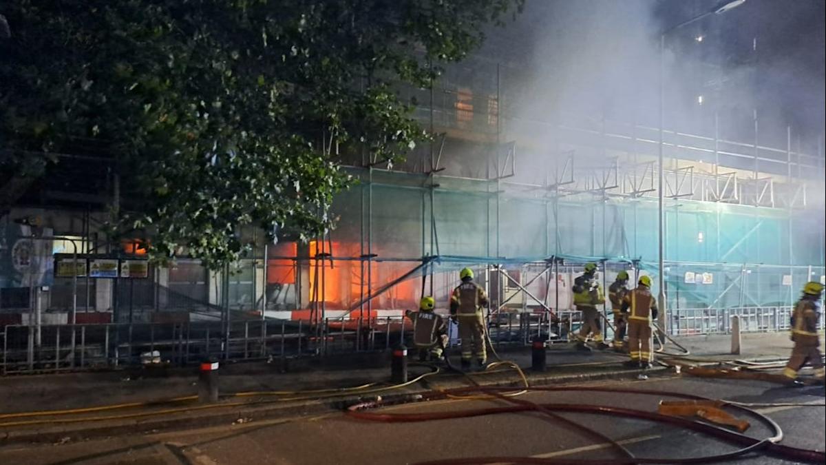 Two taken to hospital as blaze engulfs east London tower block | STV News